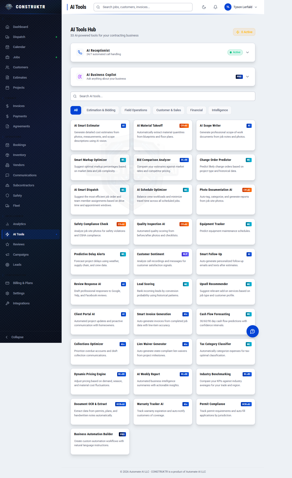 CONSTRUKTR, One System for the Office and the Field